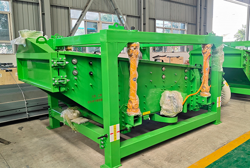 High performance tumbler vibrating screen ordered by singapore client ...